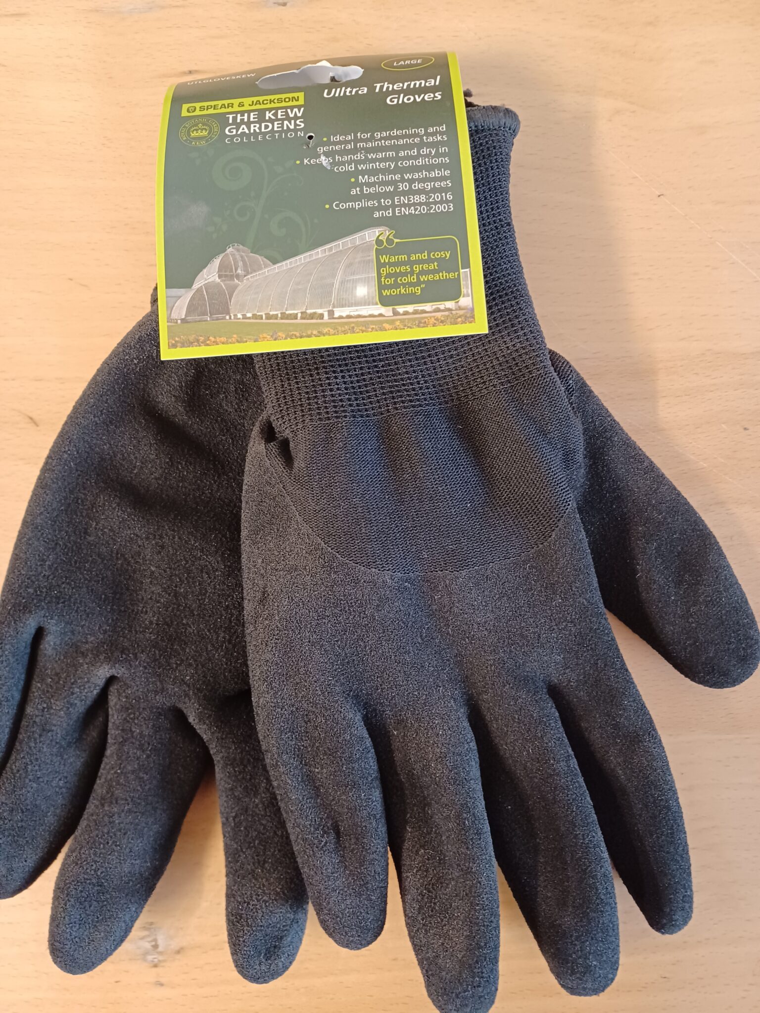 Spear & Jackson Kew Gardens Collection Ultra Thermal Gloves Medium ...